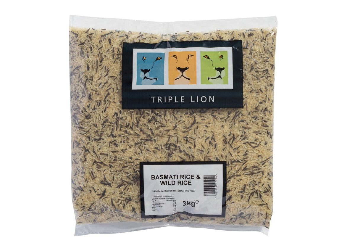 Triple Lion - Basmati Rice & Wild Rice (3kg) – Wellington Fresh