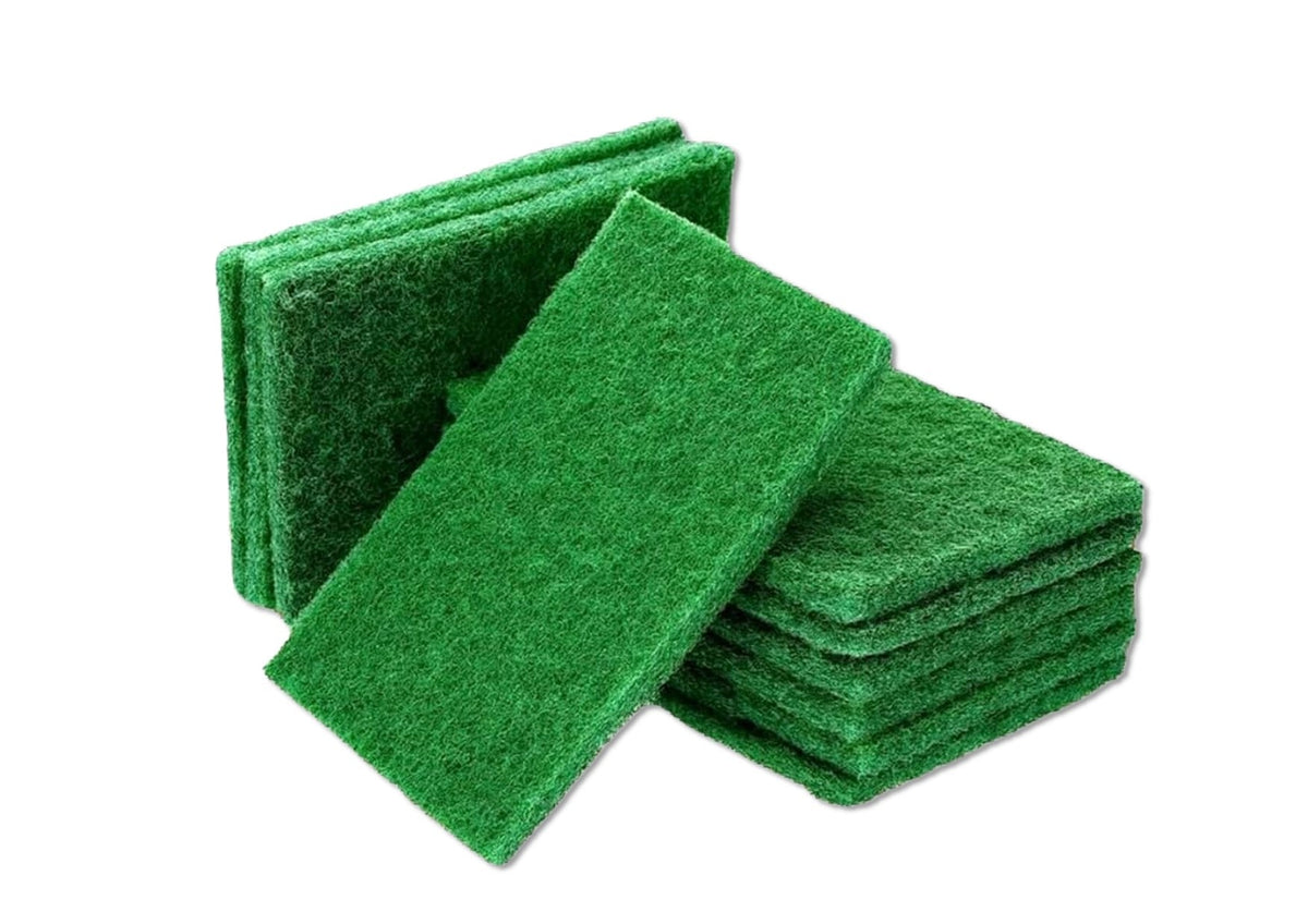Heavy Duty Green Scouring Pads (Pack of 10) – Wellington Fresh