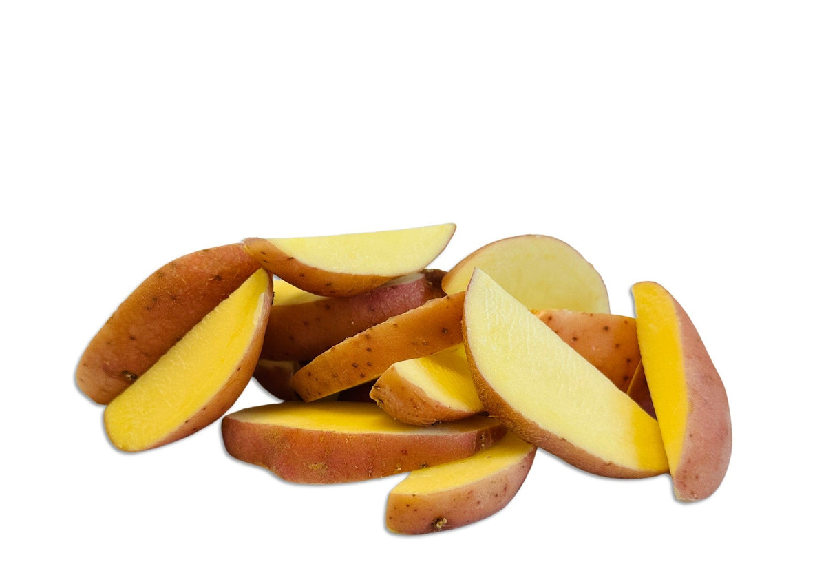 PREP POTATO RED WEDGES SKIN ON 1KG (Cut-off 10pm) – Wellington Fresh