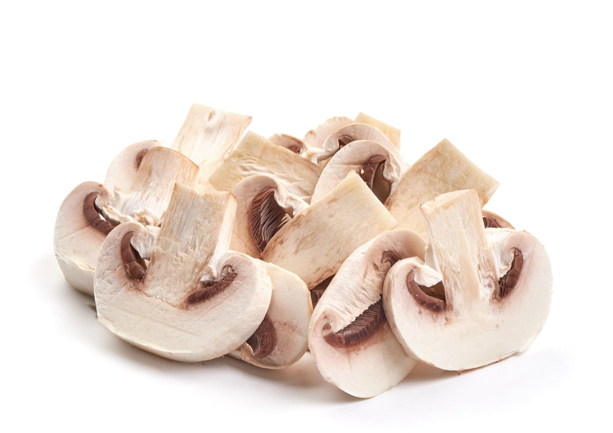 PREP MUSHROOM SLICED (5mm) (Cut-off 10pm) – Wellington Fresh