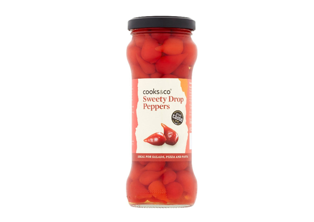 Cooks & Co Sweety Drop Peppers (235g) – Wellington Fresh