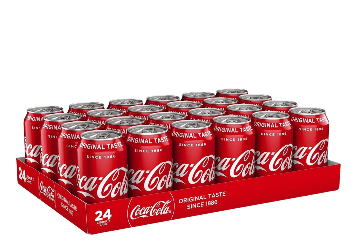 Coca-Cola Regular Coke Cans 330ml (24 Pack) – Wellington Fresh