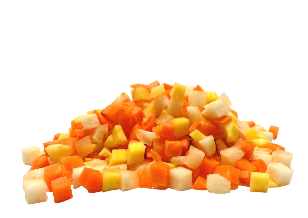 PREP VEG MIX DICED 1CM 1KG (Cut-off 10pm) – Wellington Fresh